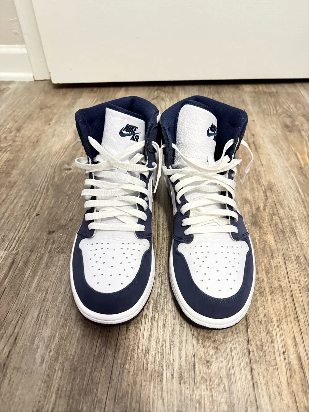 Jordan | Shoes | Air Jordan Retro Navy White Silver Mens | Poshmark
